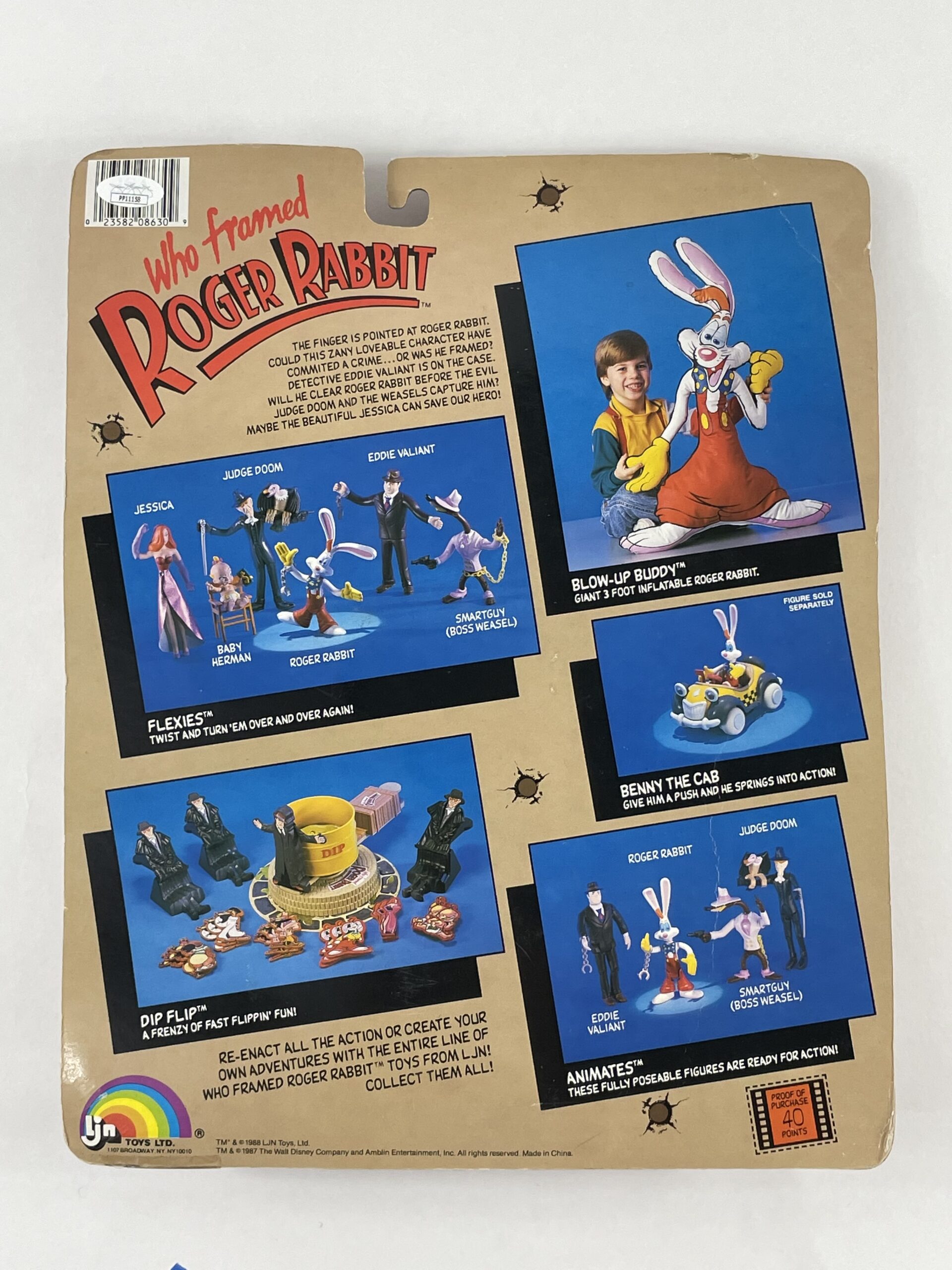 Who Framed Roger Rabbit Signed Action Figure Charles Fleischer • Raretracks