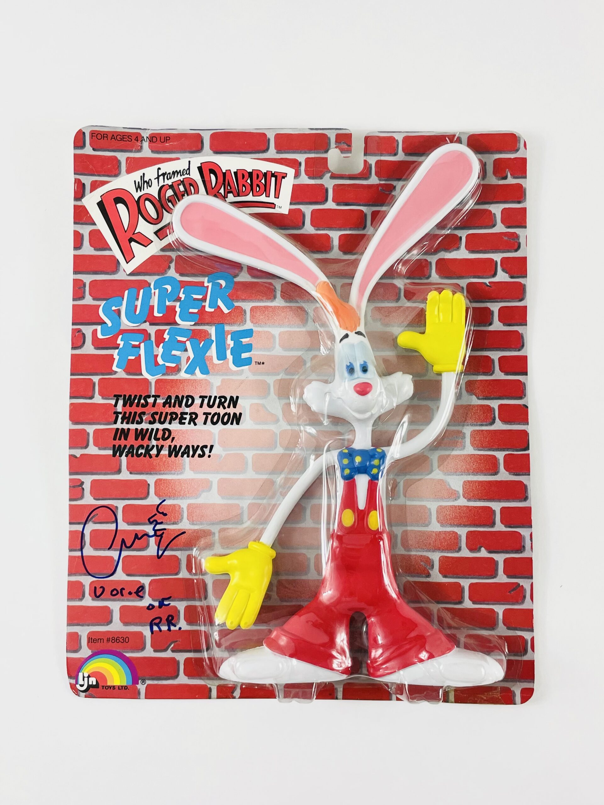 Who Framed Roger Rabbit Signed Action Figure Charles Fleischer • Raretracks