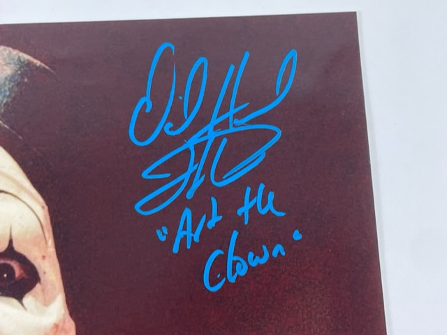 Art The Clown Signed 11x14 Photo David Howard Thornton Terrifier ...