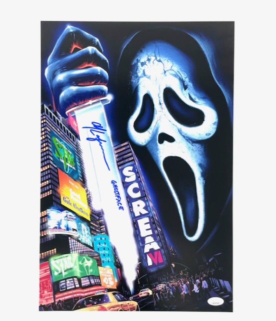 Scream VI Ghostface Max Laferriere Signed 12x18 Photo Movie Poster A ...